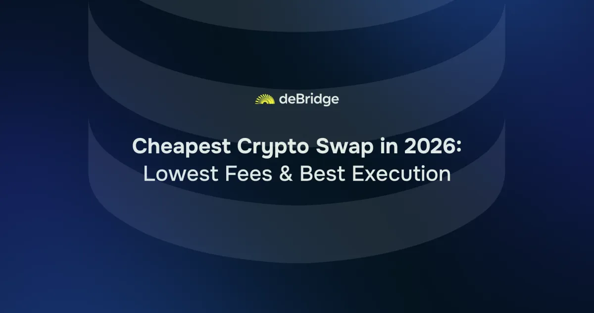 Cheapest Crypto Swap in 2026: Lowest Fees & Best Execution